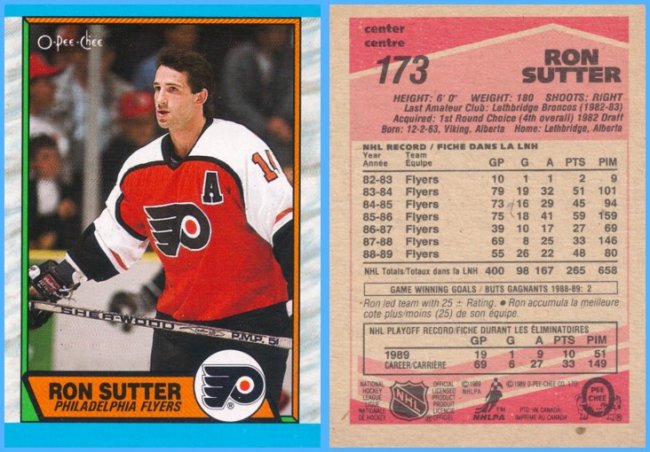 Ron Sutter | Hockey Card Database Wiki | Fandom