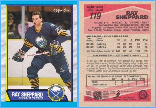 Ray Sheppard | Hockey Card Database Wiki | Fandom