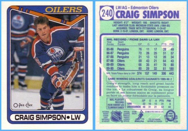 Craig Simpson | Hockey Card Database Wiki | Fandom