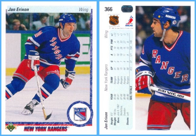 Jan Erixon | Hockey Card Database Wiki | Fandom