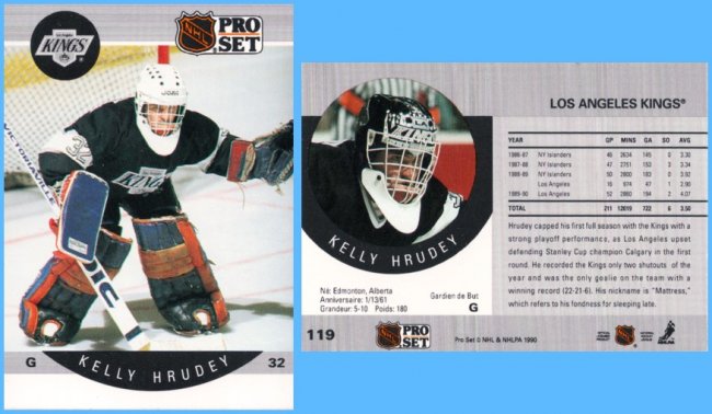 Kelly Hrudey | Hockey Card Database Wiki | Fandom