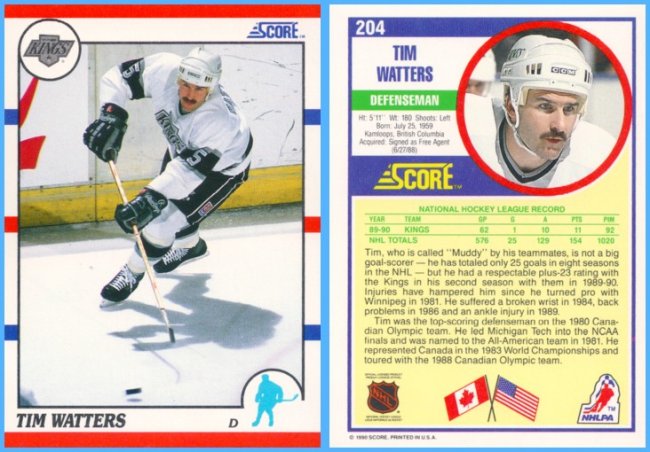 Tim Watters | Hockey Card Database Wiki | Fandom