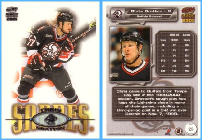 Chris Gratton | Hockey Card Database Wiki | Fandom