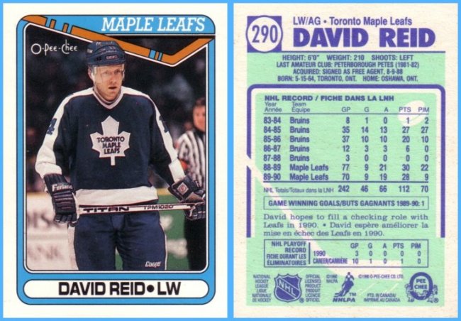 Dave Reid | Hockey Card Database Wiki | Fandom
