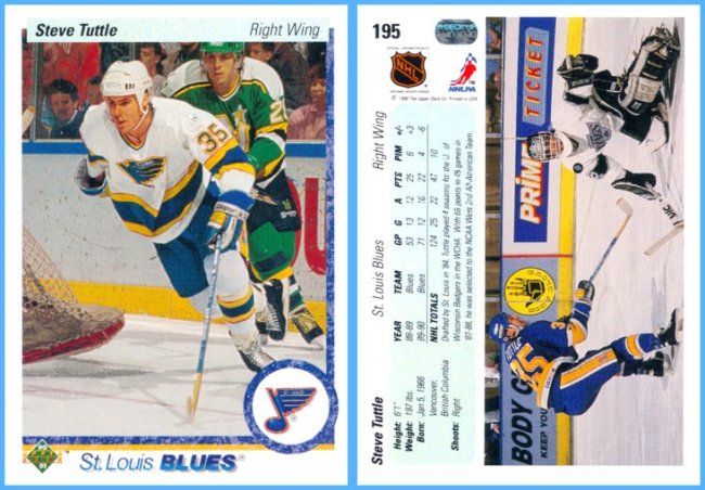 Steve Tuttle | Hockey Card Database Wiki | Fandom