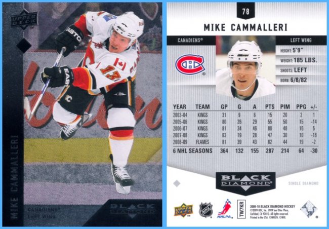 Michael Cammalleri | Hockey Card Database Wiki | Fandom