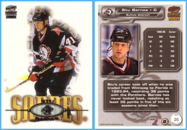 Stu Barnes | Hockey Card Database Wiki | Fandom