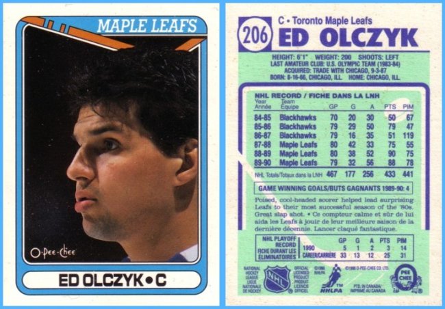 Ed Olczyk | Hockey Card Database Wiki | Fandom