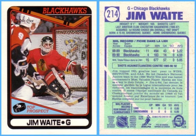 Jimmy Waite | Hockey Card Database Wiki | Fandom