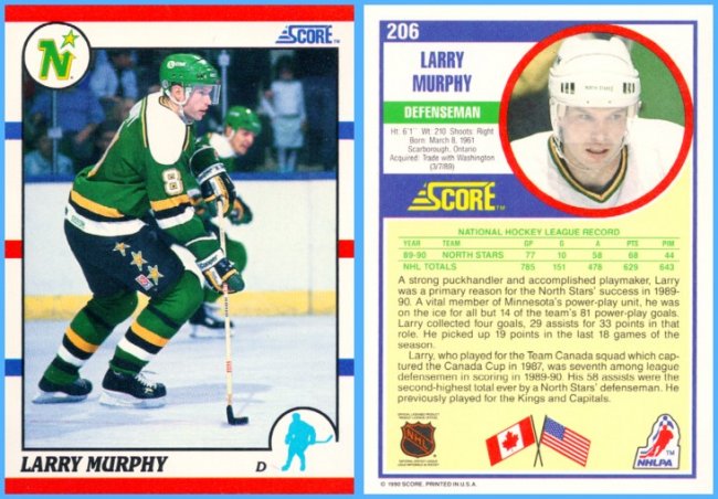 Larry Murphy | Hockey Card Database Wiki | Fandom
