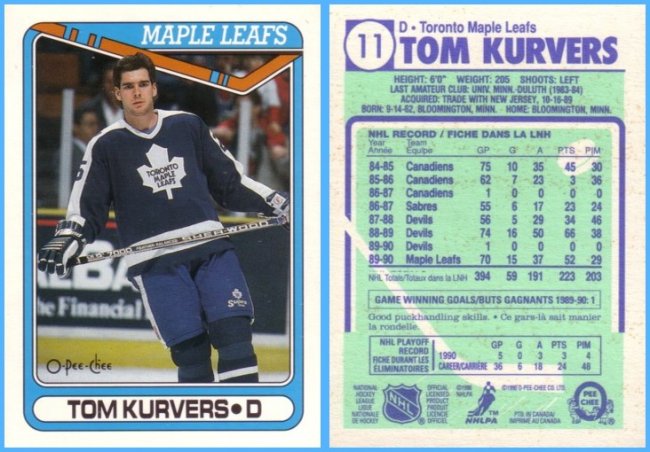 Tom Kurvers | Hockey Card Database Wiki | Fandom