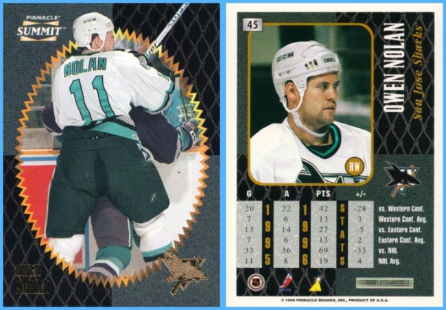 Owen Nolan | Hockey Card Database Wiki | Fandom
