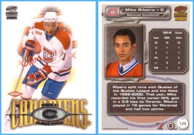 Mike Ribeiro | Hockey Card Database Wiki | Fandom