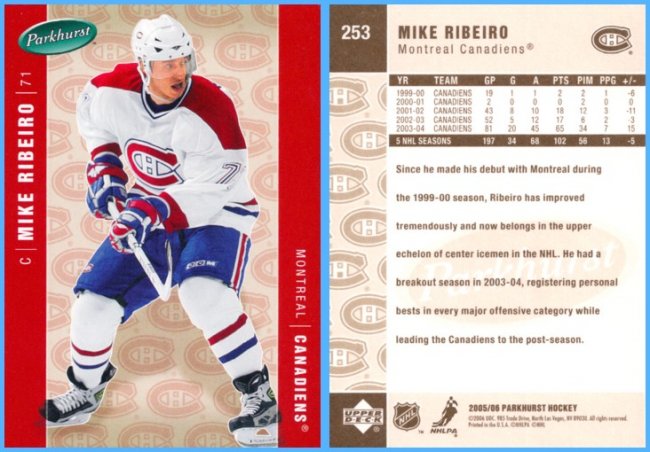 Mike Ribeiro | Hockey Card Database Wiki | Fandom