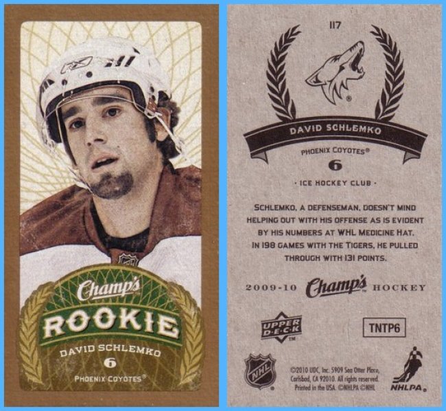 David Schlemko | Hockey Card Database Wiki | Fandom