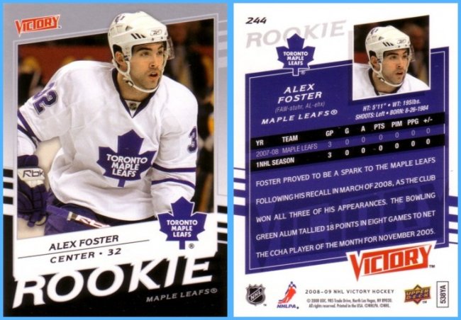 Alex Foster | Hockey Card Database Wiki | Fandom