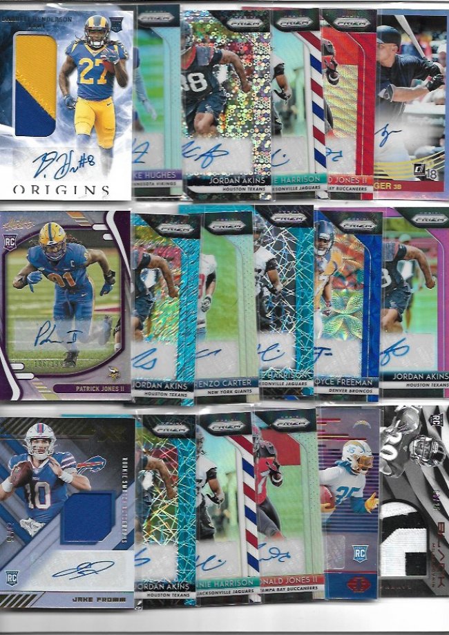 Multi sport $2 autograph/jersey/serial number card lot - Blowout Cards ...