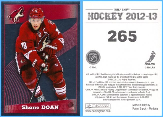 Shane Doan | Hockey Card Database Wiki | Fandom