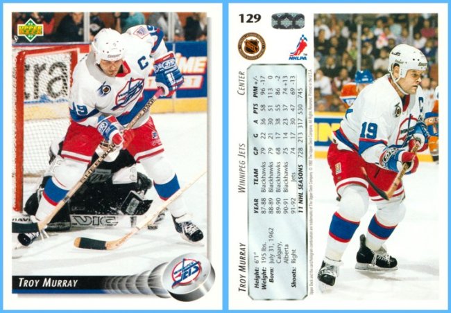 Troy Murray | Hockey Card Database Wiki | Fandom