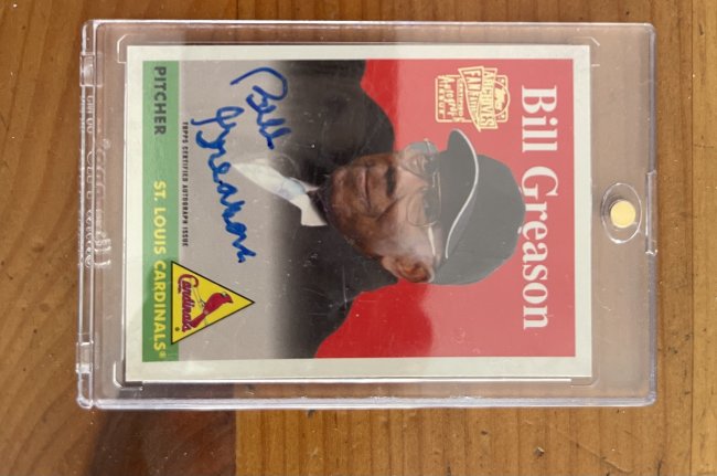 FS: 2021 Topps Archives BILL GREASON Auto (SP) - Blowout Cards Forums