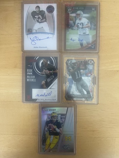 FS: NE Patriots Collection (BRADY / GRONK / Edelman/ more) - Blowout ...