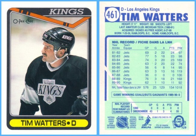 Tim Watters | Hockey Card Database Wiki | Fandom