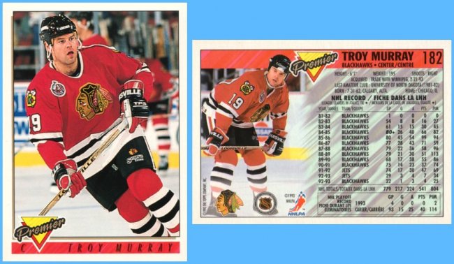 Troy Murray | Hockey Card Database Wiki | Fandom