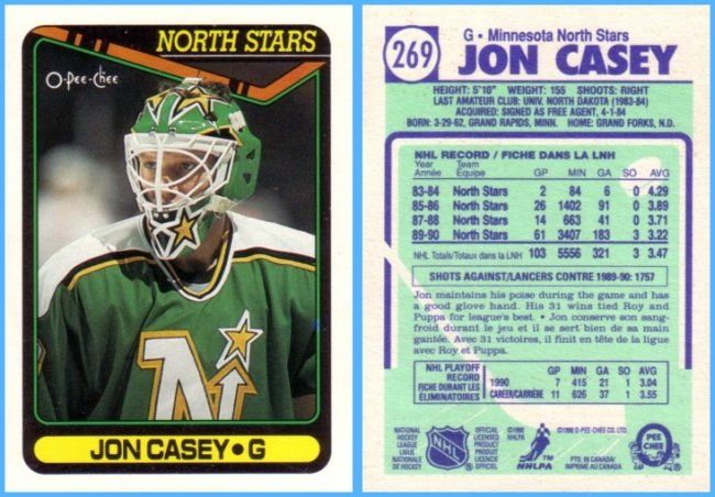 Jon Casey | Hockey Card Database Wiki | Fandom