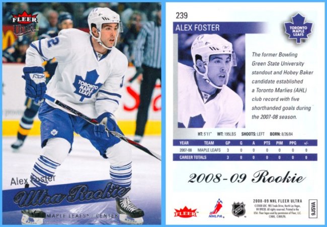 Alex Foster | Hockey Card Database Wiki | Fandom
