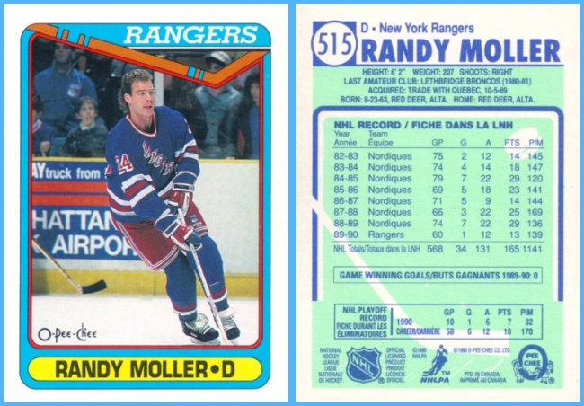 Randy Moller | Hockey Card Database Wiki | Fandom
