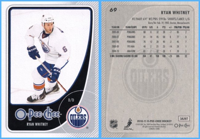 Ryan Whitney | Hockey Card Database Wiki | Fandom