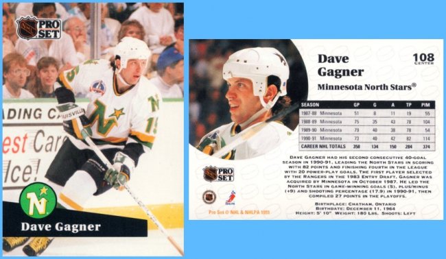 Dave Gagner | Hockey Card Database Wiki | Fandom