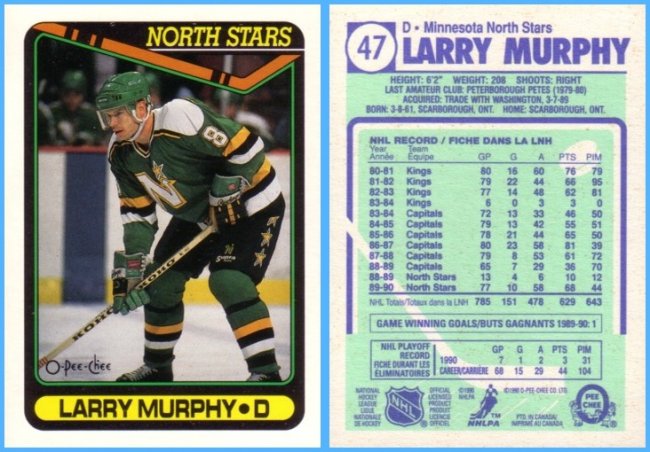 Larry Murphy | Hockey Card Database Wiki | Fandom