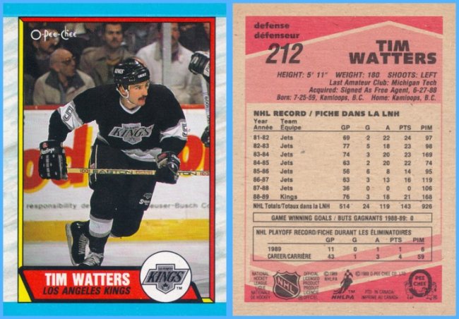 Tim Watters | Hockey Card Database Wiki | Fandom