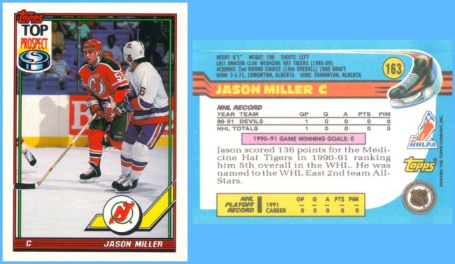Jason Miller | Hockey Card Database Wiki | Fandom