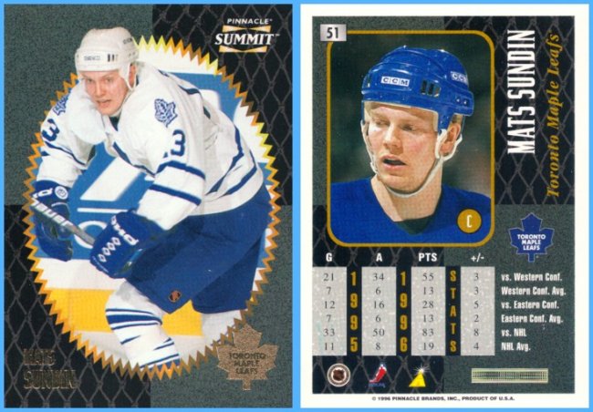 Mats Sundin | Hockey Card Database Wiki | Fandom