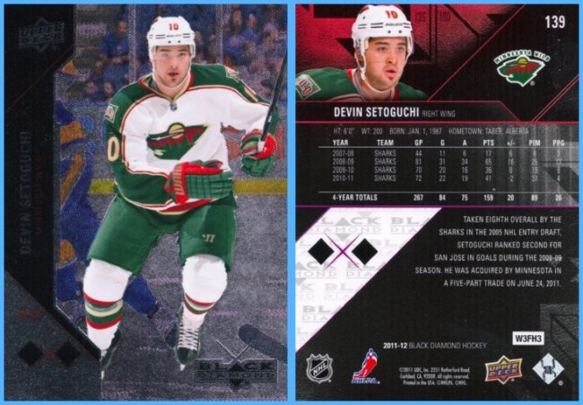 Devin Setoguchi | Hockey Card Database Wiki | Fandom