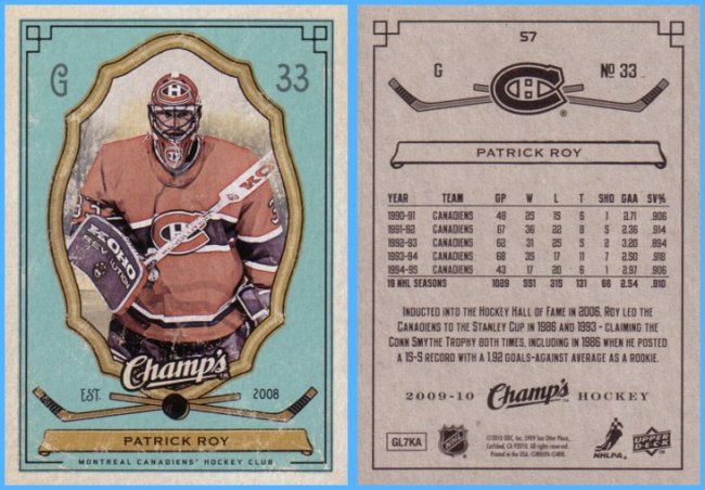 Patrick Roy | Hockey Card Database Wiki | Fandom