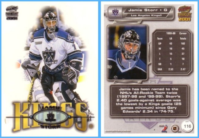 Jamie Storr | Hockey Card Database Wiki | Fandom