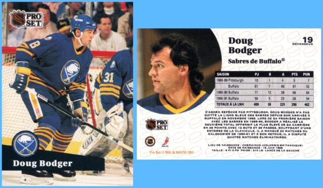 Doug Bodger | Hockey Card Database Wiki | Fandom