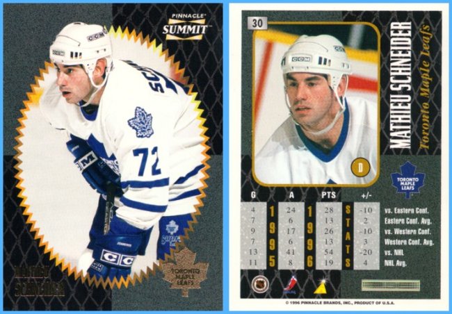Mathieu Schneider | Hockey Card Database Wiki | Fandom