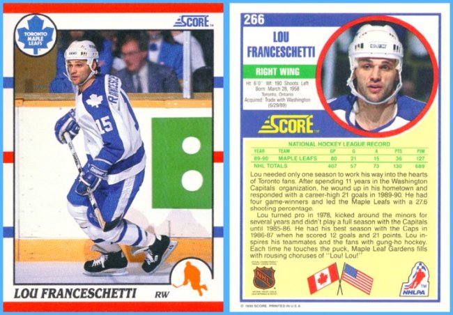 Lou Franceschetti | Hockey Card Database Wiki | Fandom