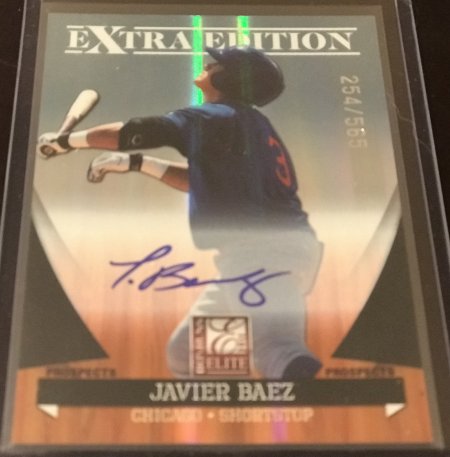 2011 Donruss Elite Javier Baez Autograph Rc # 254/565 FS - Blowout ...