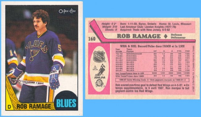 Rob Ramage | Hockey Card Database Wiki | Fandom
