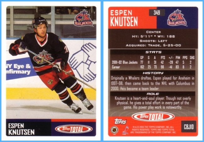 Espen Knutsen | Hockey Card Database Wiki | Fandom