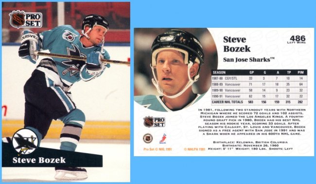 Steve Bozek | Hockey Card Database Wiki | Fandom