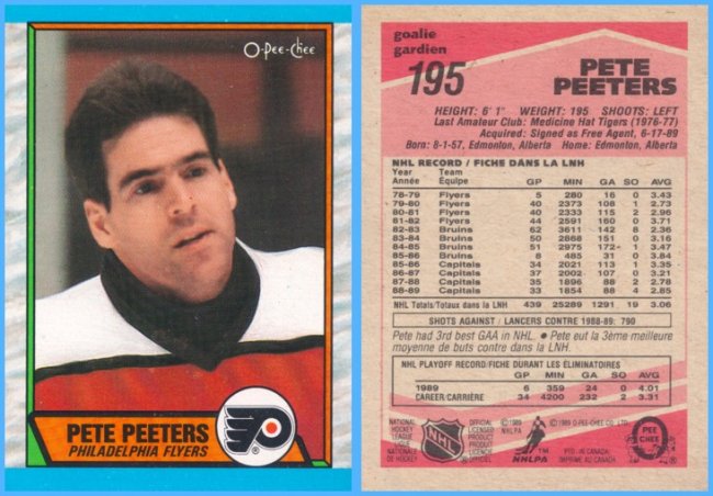 Pete Peeters | Hockey Card Database Wiki | Fandom