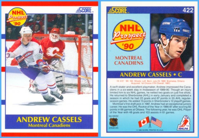 Andrew Cassels | Hockey Card Database Wiki | Fandom