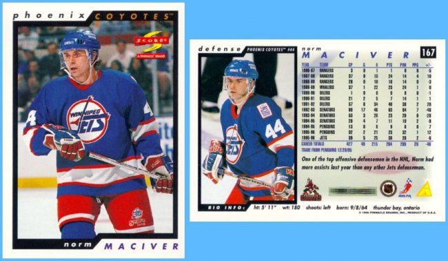 Norm Maciver | Hockey Card Database Wiki | Fandom