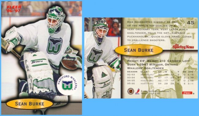 Sean Burke | Hockey Card Database Wiki | Fandom